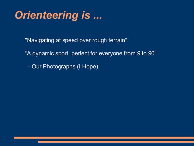 Taking Orienteering Photos By Martin Flynn | PPT