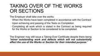 TAKING-OVER OF THE WORKS, SECTIONS OR PARTS.pptx