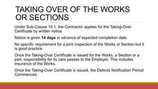 TAKING-OVER OF THE WORKS, SECTIONS OR PARTS.pptx