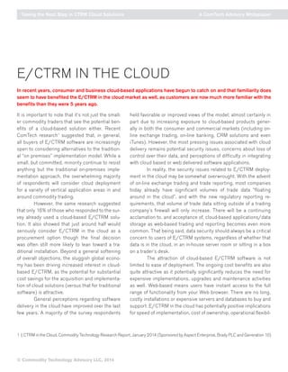 Taking the Next Step in CTRM Cloud Solutions | PDF