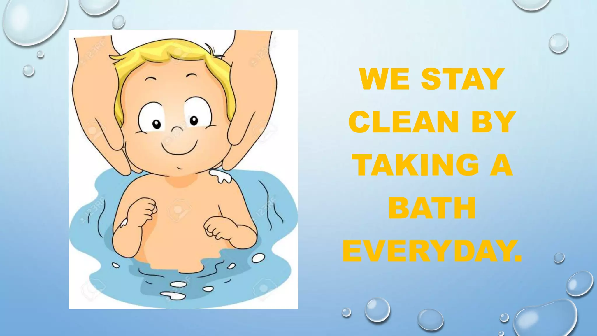 Taking a bath social story | PPTX