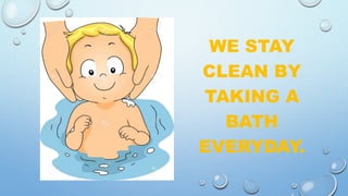 Taking a bath social story | PPTX