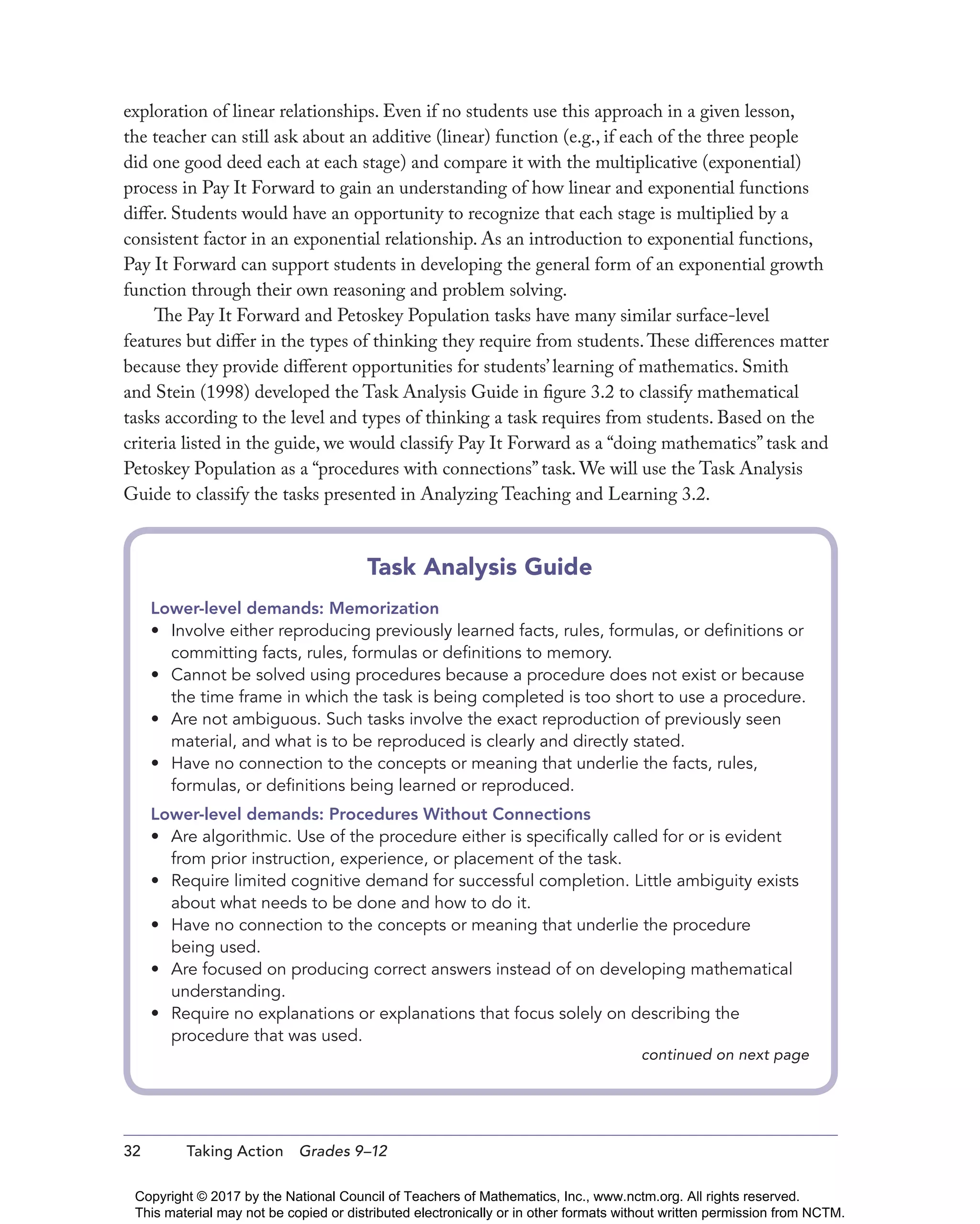 Taking Action Implementing Effective Mathematics Teaching Practices in ...