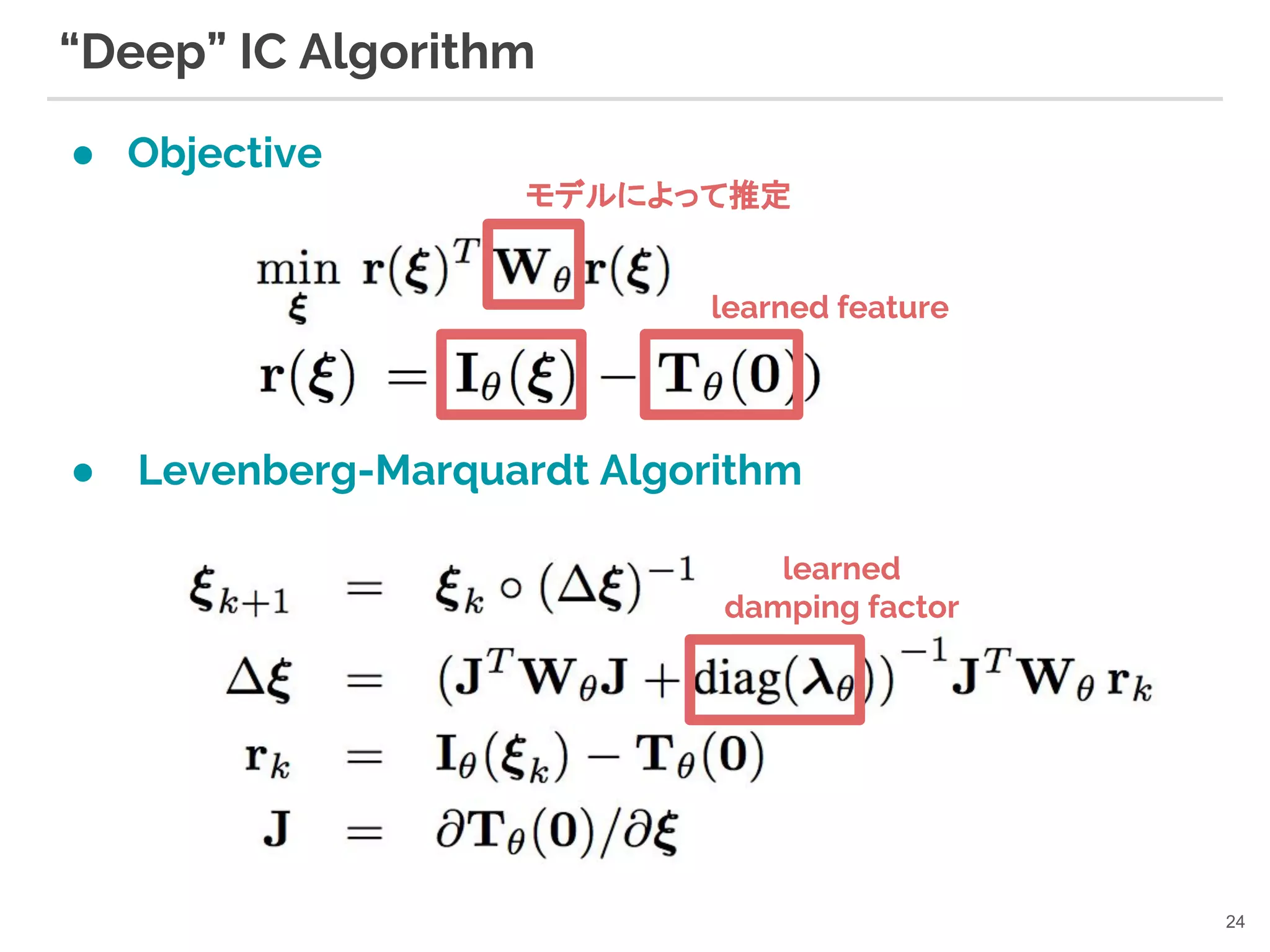 Taking A Deeper Look At The Inverse Compositional Algorithm Ppt