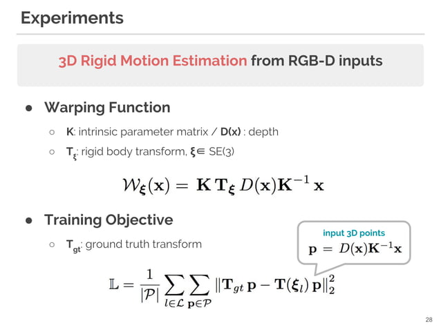 Taking a Deeper Look at the Inverse Compositional Algorithm | PPT