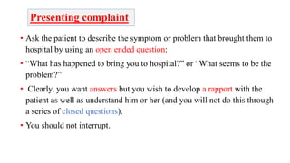 Taking a history | PPTX