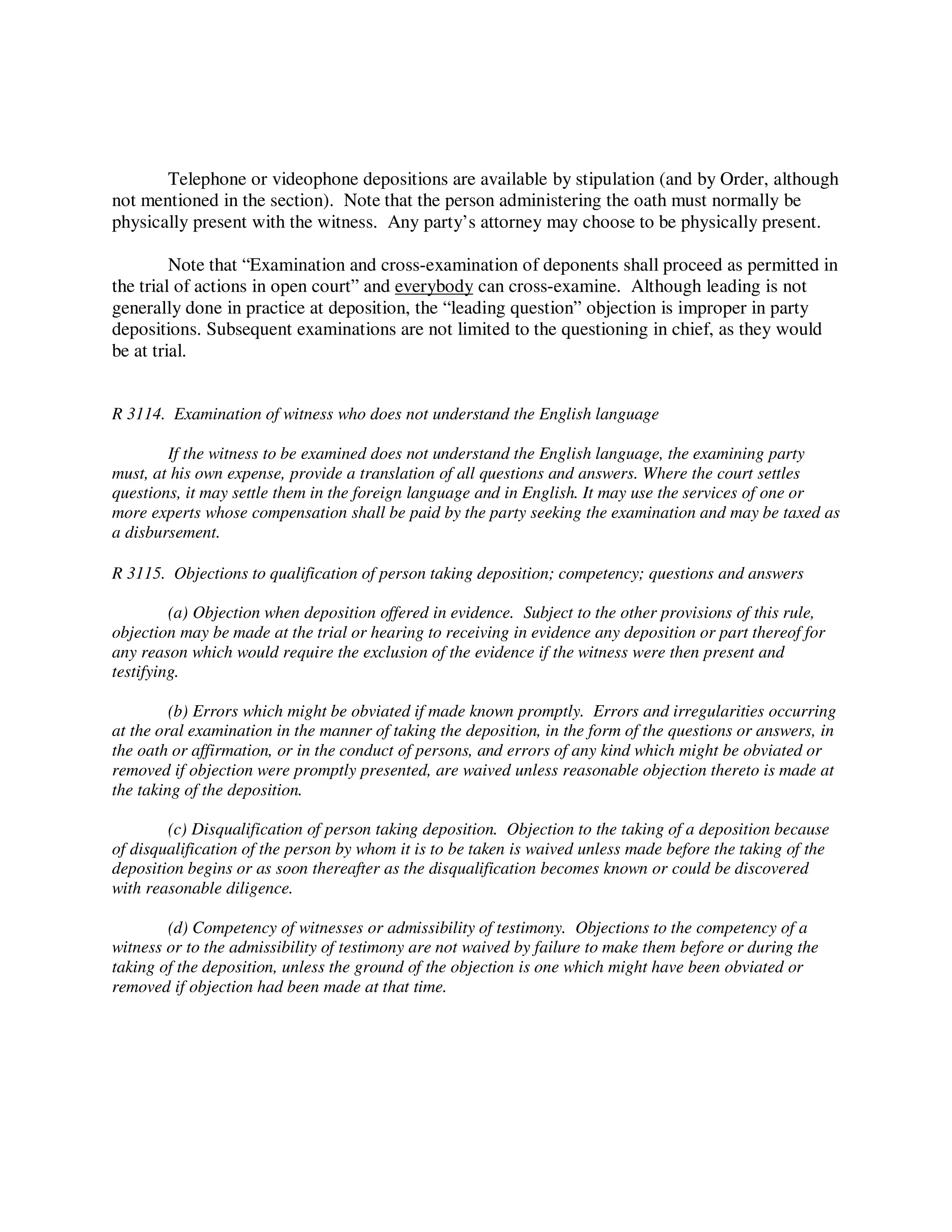 Deposition Preparation by Colin E. Kaufman | PDF