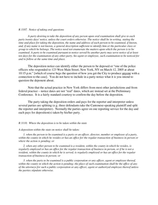 Deposition Preparation by Colin E. Kaufman | PDF