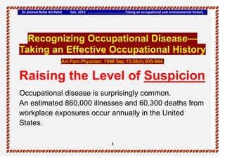 Taking an effective occupational history | PDF