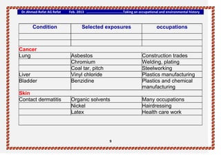 Taking an effective occupational history | PDF