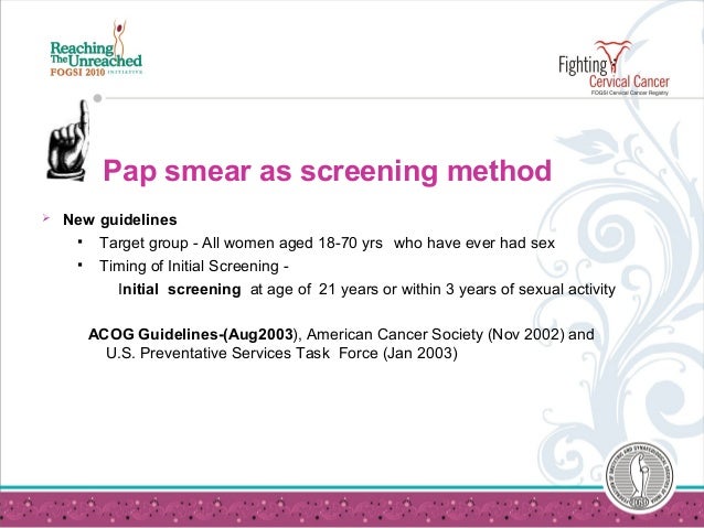 PAP test methods