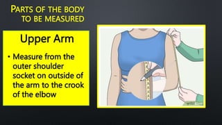 taking body measurements PowerPoint presentation | PPTX