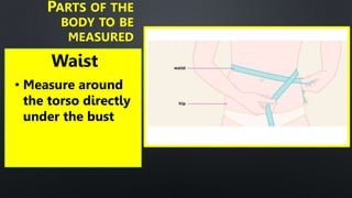 taking body measurements PowerPoint presentation | PPTX