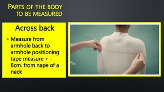 taking body measurements PowerPoint presentation | PPTX