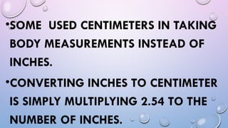 TAKING BODY MEASUREMENTS FOR TROUSERS ppt.pptx