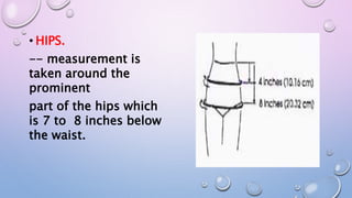 TAKING BODY MEASUREMENTS ppt grade 9...x | PPTX