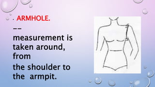 TAKING BODY MEASUREMENTS ppt grade 9...x | PPTX
