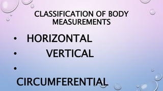 TAKING BODY MEASUREMENTS ppt grade 9...x | PPTX