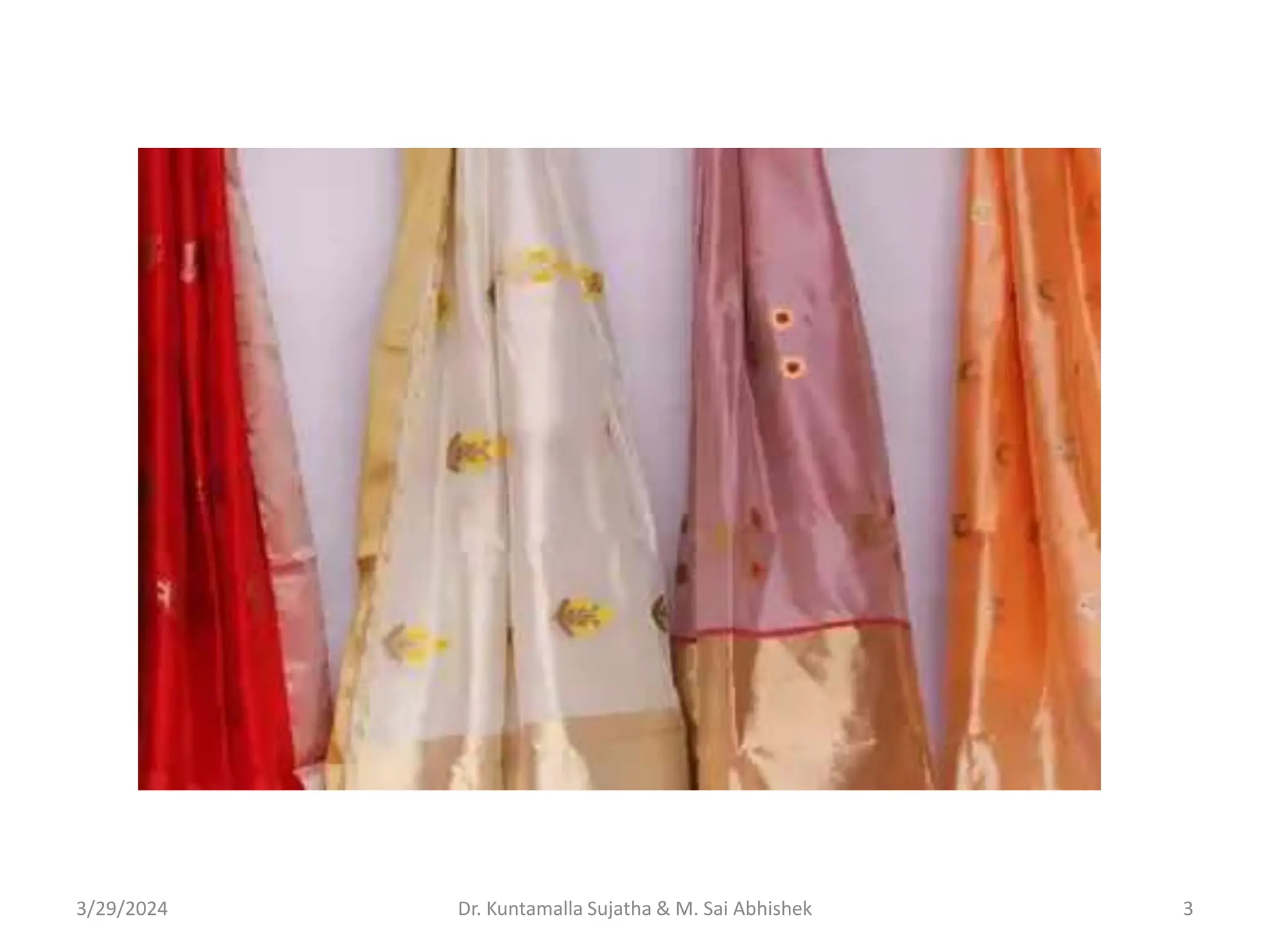 Taking care of silk saris for longer life | PPTX