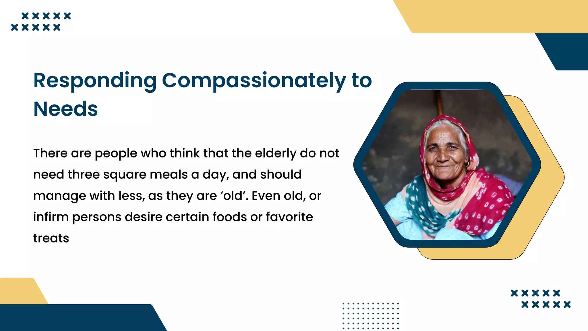 Taking care of the elderly | PPTX