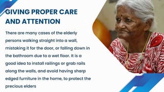 Taking care of the elders | PPTX