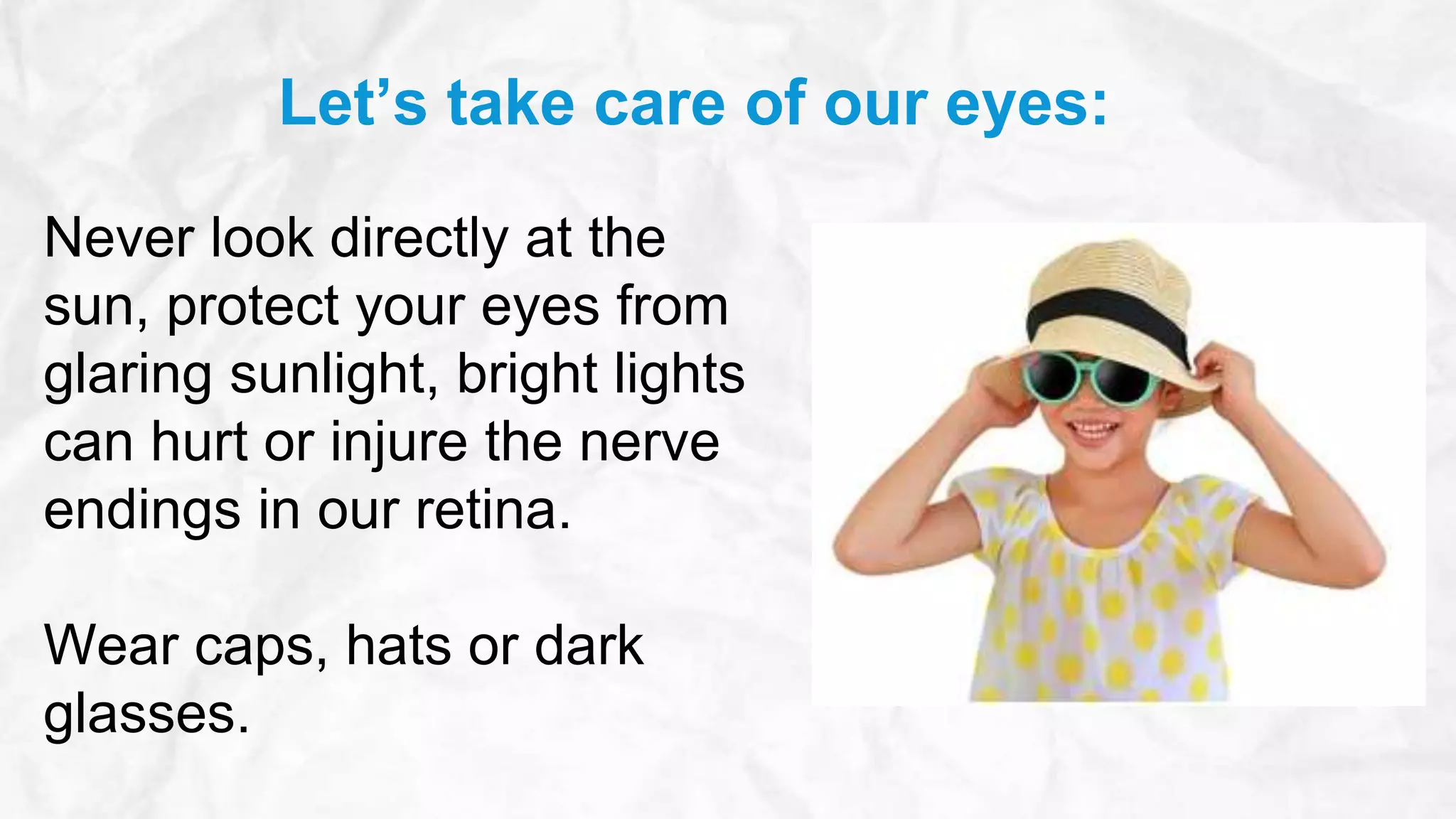 taking care of the eyes.pptx