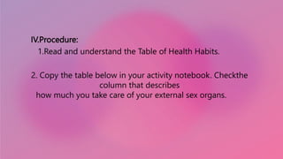Taking care of the Human Reproductive System - Copy.pptx