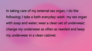 Taking care of the Human Reproductive System - Copy.pptx