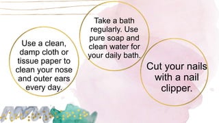 Taking care of your body | PPTX