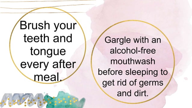 Taking care of your body | PPTX | Oral care | Personal Care