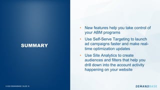 Taking control of your abm webinar console | PPT