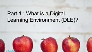 Taking control of your digital learning environment | PPT