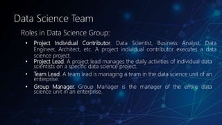 Taking Data Science to Enterprise level | PPTX