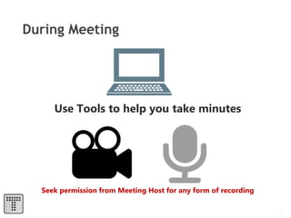 Taking Effective Meeting Minutes | PPTX