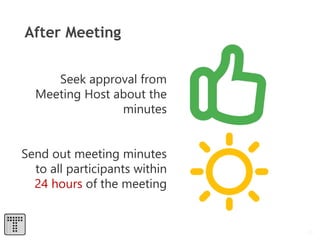Taking Effective Meeting Minutes | PPTX
