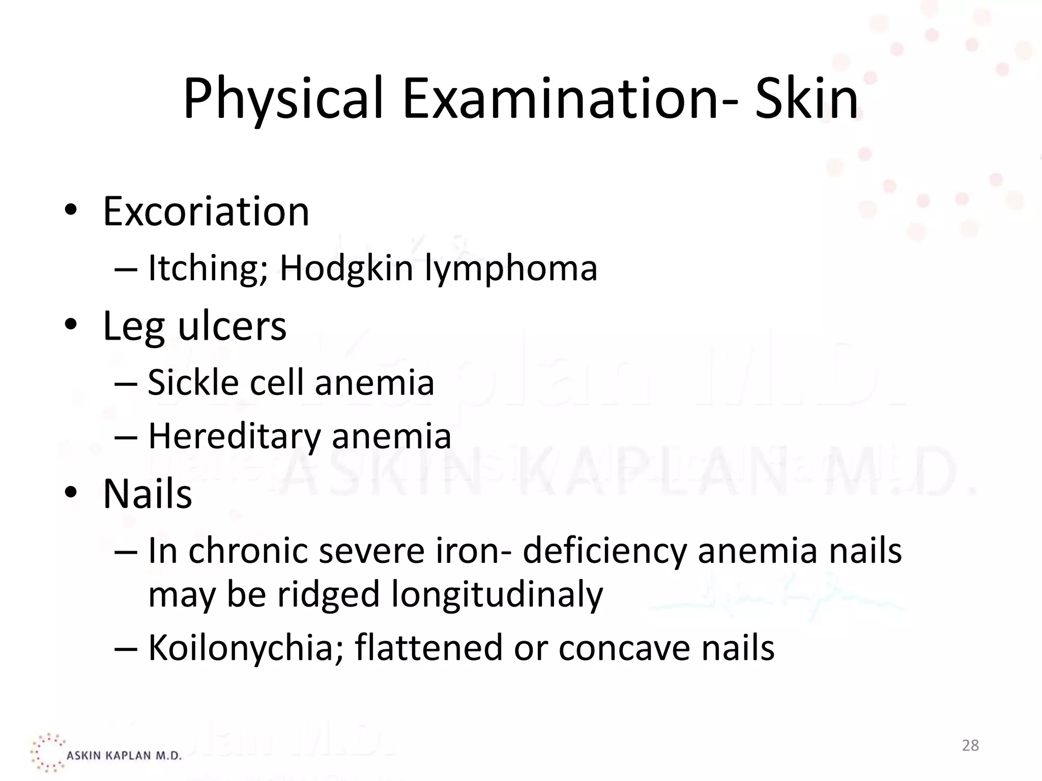 Taking History and Physical Examination in Hematology.pptx