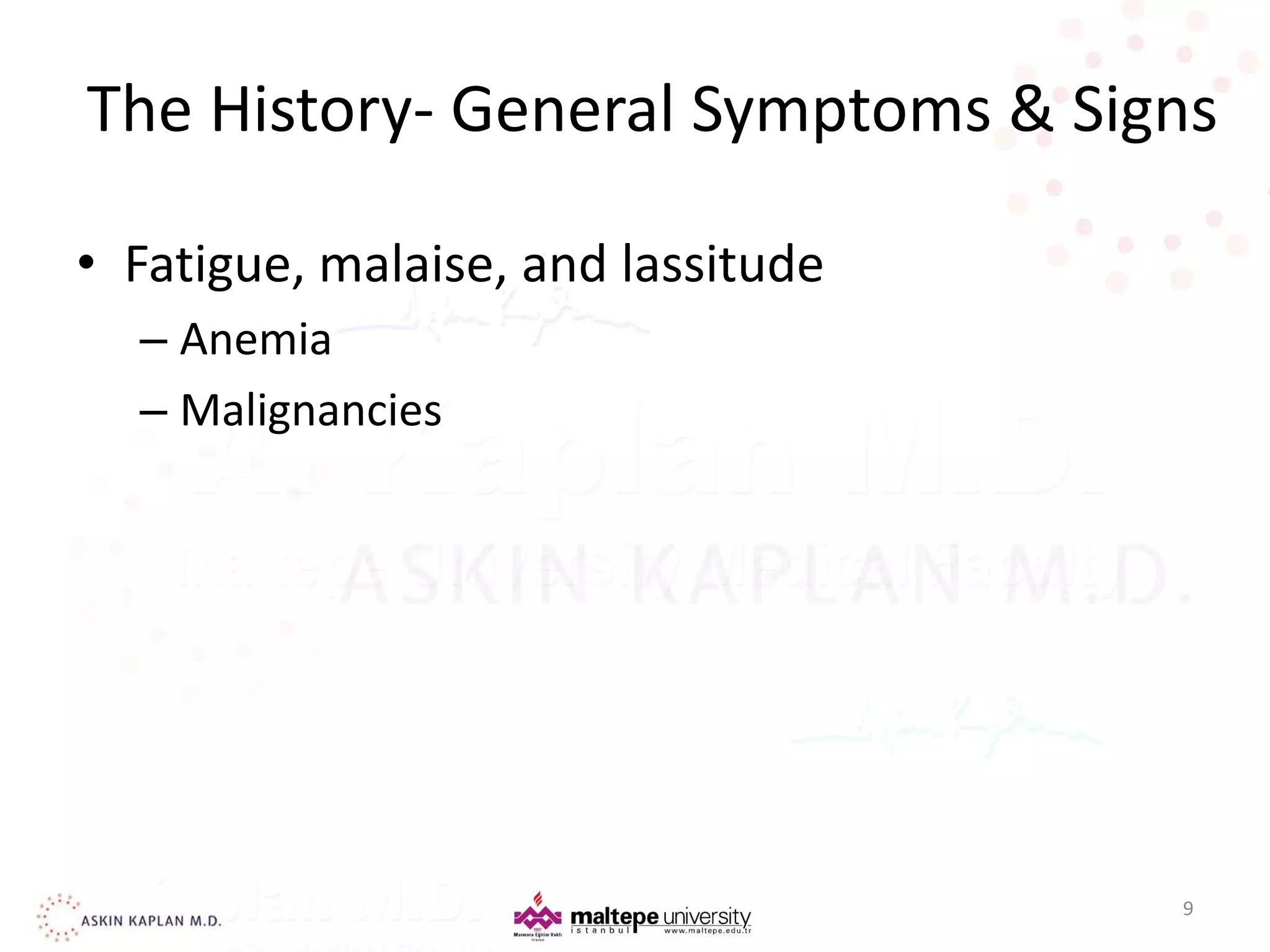 Taking History and Physical Examination in Hematology.pptx