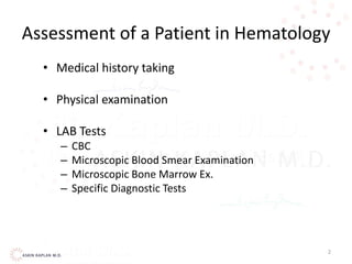 Taking History and Physical Examination in Hematology.pptx