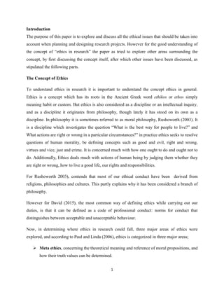 Ethical Issues in Research | PDF