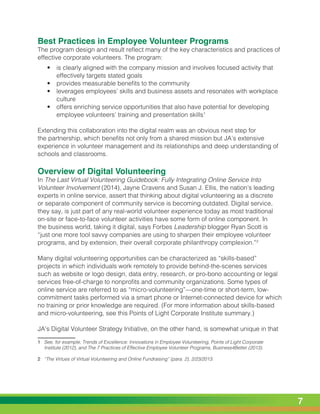 Taking it Digital: New Opportunities for Volunteer Service | PDF