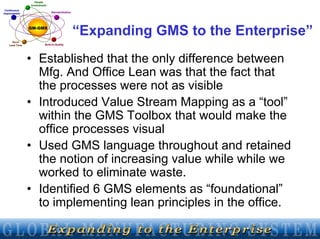 Taking Lean to the Enterprise | PDF