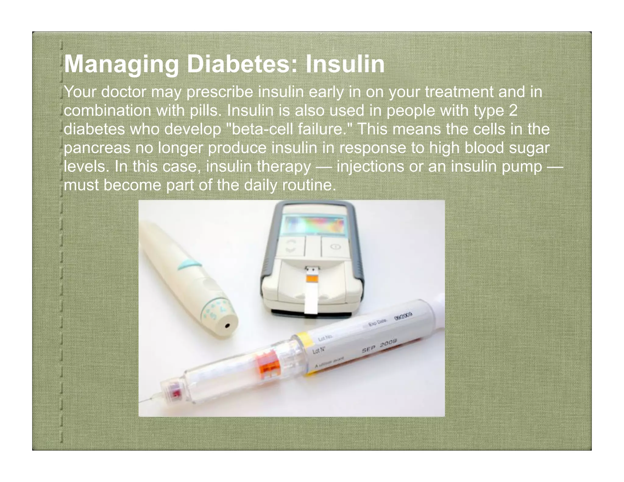 Taking Medications Insulin