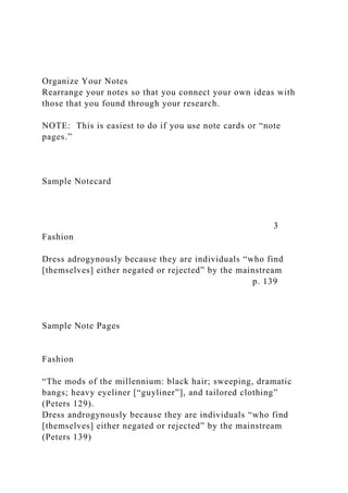 Taking Notes For Researchsample Bibliography Card.docx