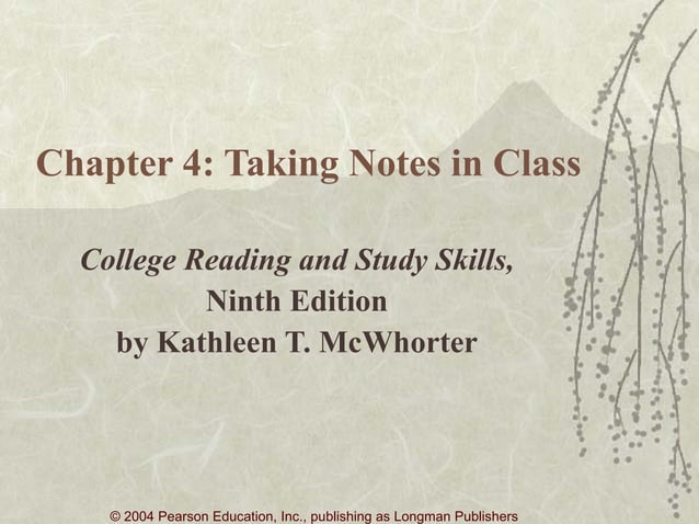 Taking notes in class | PPT