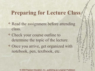 Taking notes in class | PPT