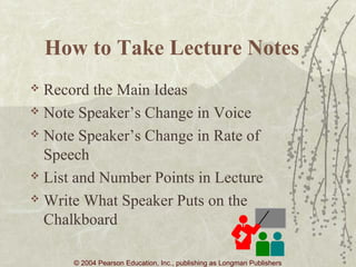 Taking notes in class | PPT