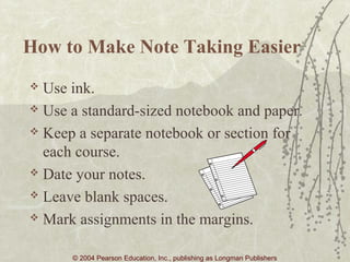 Taking notes in class | PPT