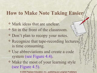 Taking notes in class | PPT