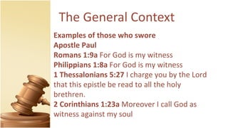 Taking oaths | PPT