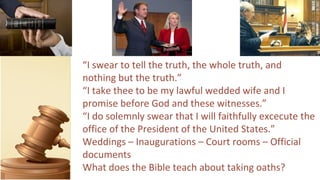 Taking oaths | PPT